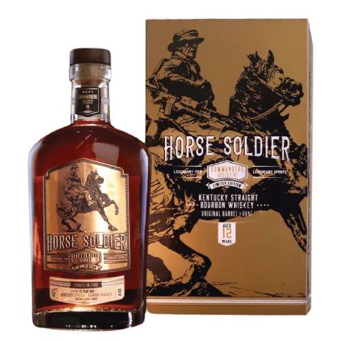 Horse Soldier 12 Year Commander's Select Bourbon Whiskey 750ML – Liquor ...
